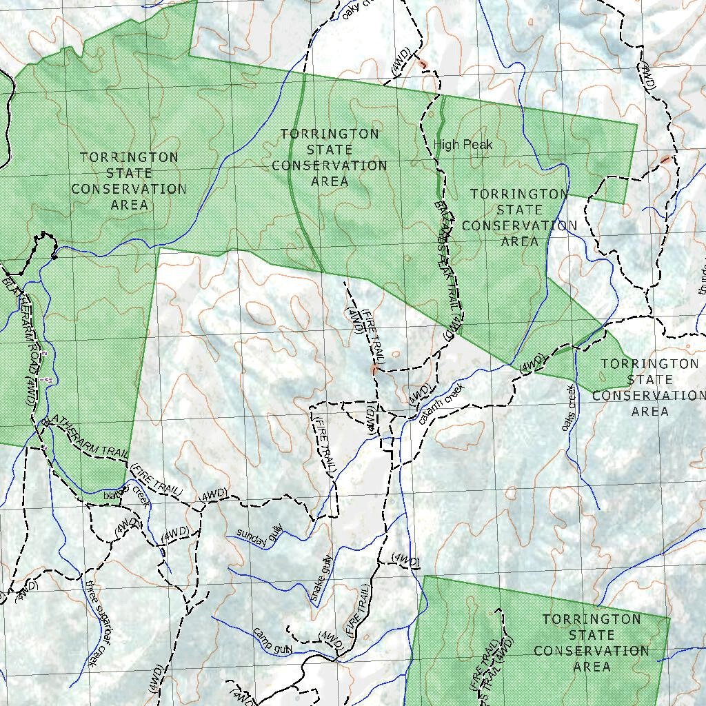 Getlost Map 9239 CLIVE NSW Topographic Map V15 1:75,000 by Getlost Maps ...
