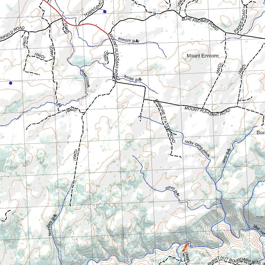 Getlost Map 9236 ARMIDALE NSW Topographic Map V15 1:75,000 by Getlost ...