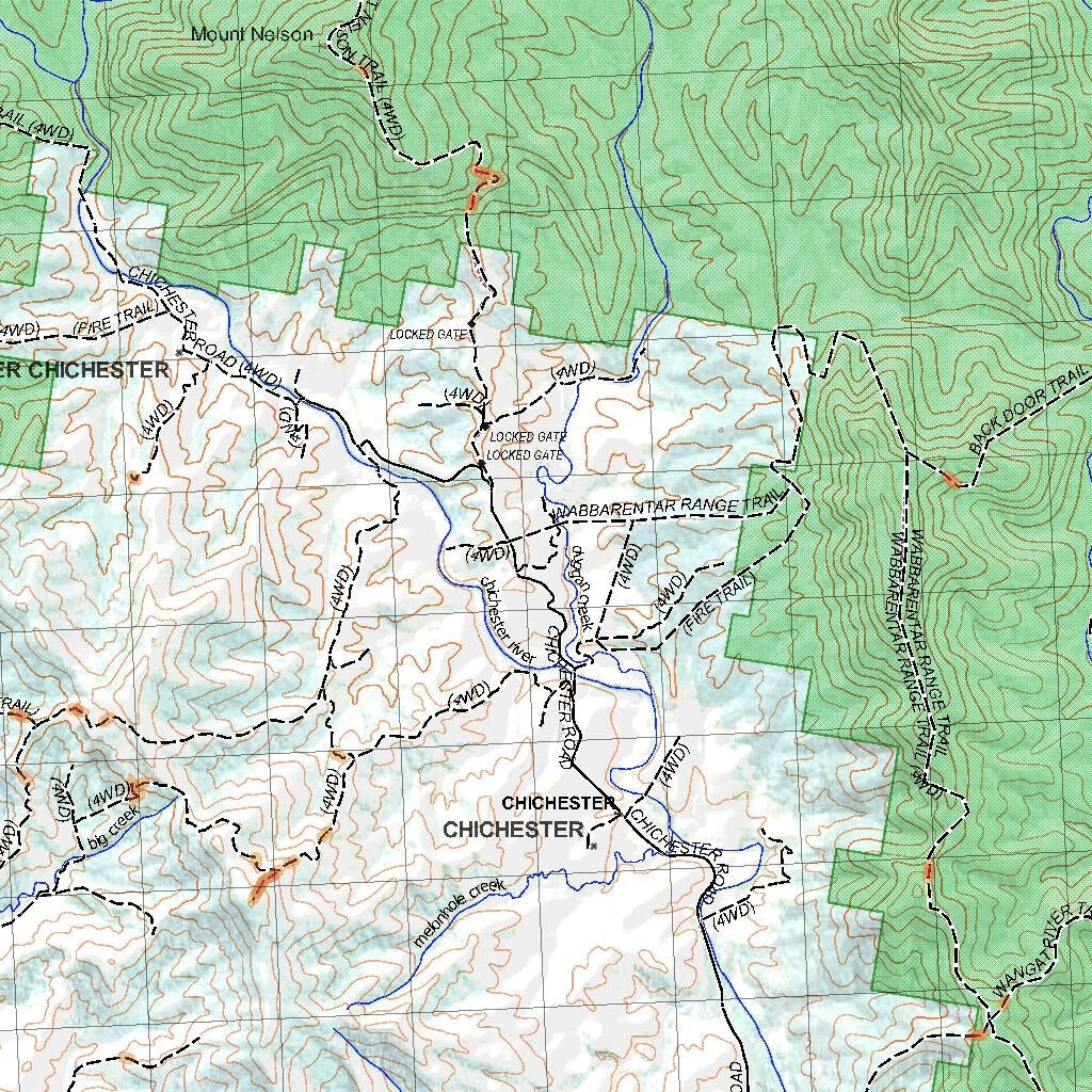 Getlost Map 9233 DUNGOG NSW Topographic Map V15 1:75,000 by Getlost ...