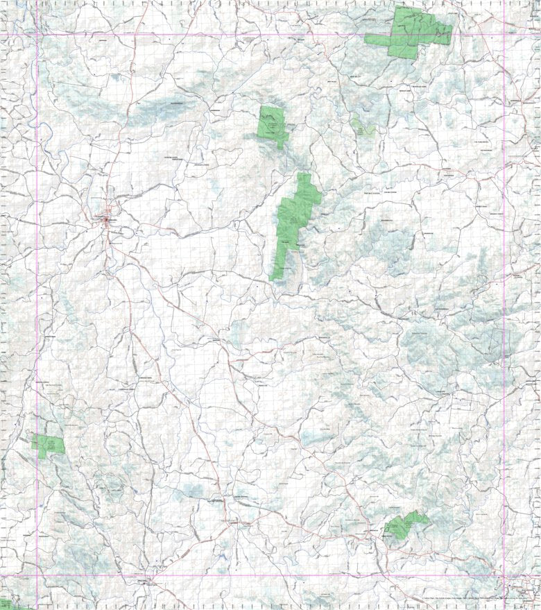 Getlost Map 9137 BUNDARRA NSW Topographic Map V15 1:75,000 by Getlost ...