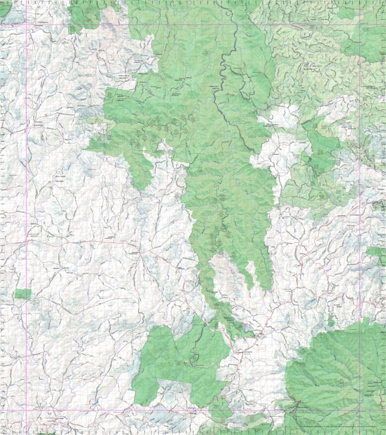 Getlost Map 9337 EBOR NSW Topographic Map V15 1:75,000 by Getlost Maps ...
