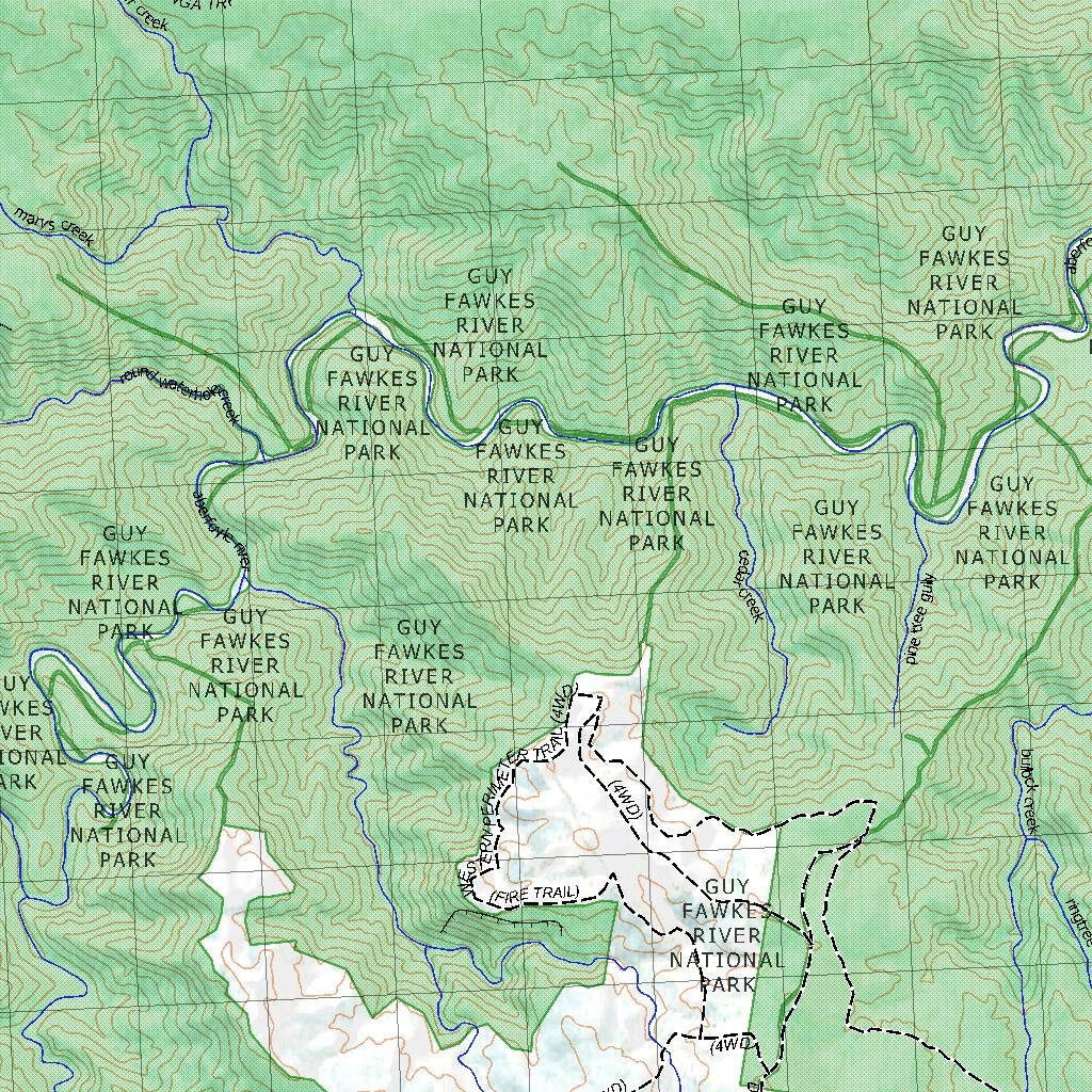 Getlost Map 9337 EBOR NSW Topographic Map V15 1:75,000 by Getlost Maps ...
