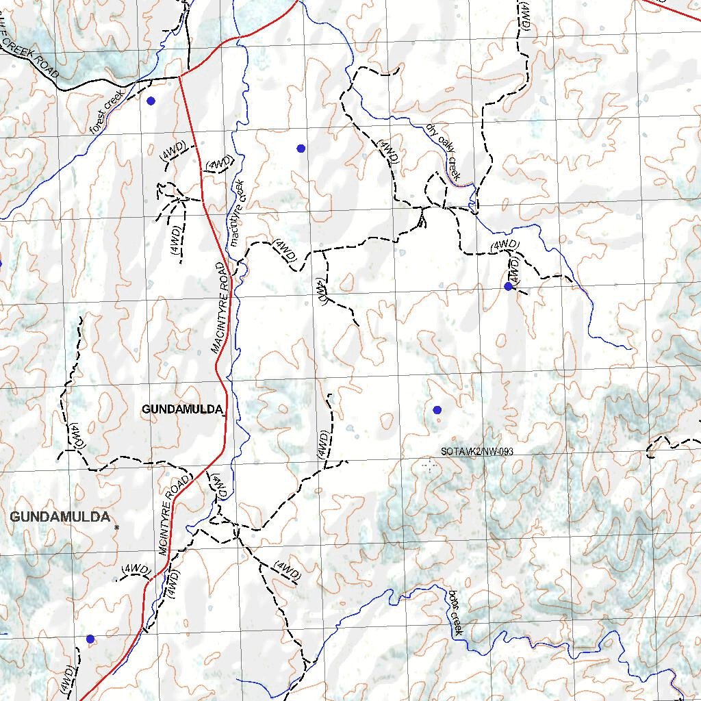 Getlost Map 9037 COBBADAH NSW Topographic Map V15 1:75,000 by Getlost ...