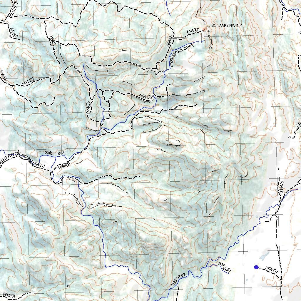 Getlost Map 8936 BOGGABRI NSW Topographic Map V15 1:75,000 by Getlost ...