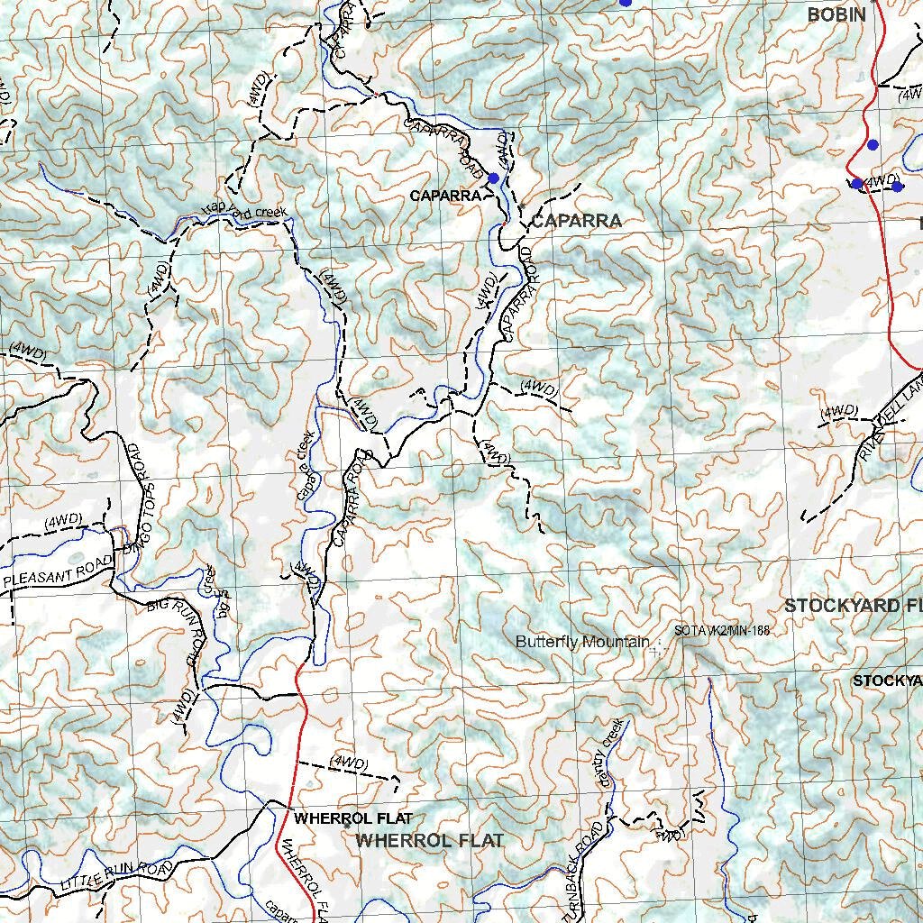 Getlost Map 9334 WINGHAM NSW Topographic Map V15 1:75,000 by Getlost ...