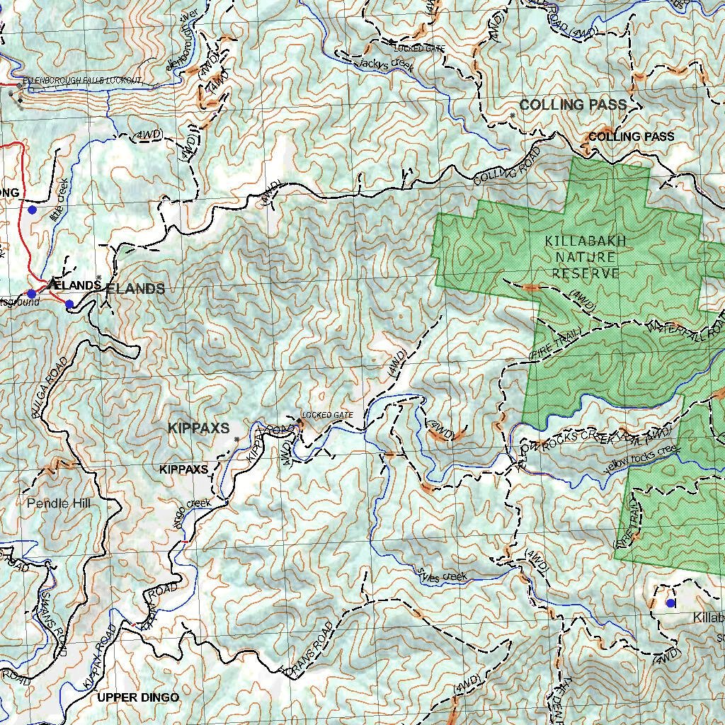 Getlost Map 9334 WINGHAM NSW Topographic Map V15 1:75,000 by Getlost ...