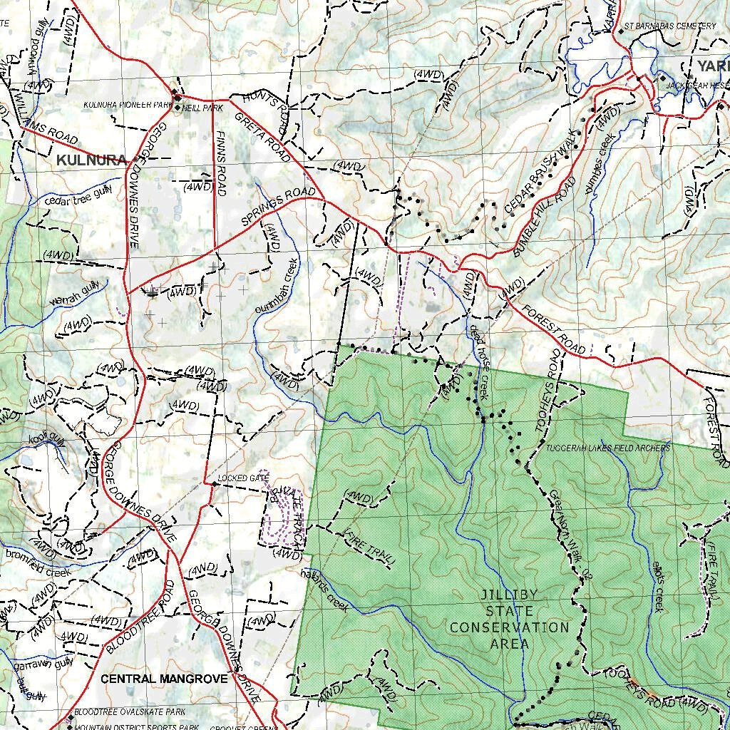 Getlost Map 9131 GOSFORD NSW Topographic Map V15 1:75,000 by Getlost ...
