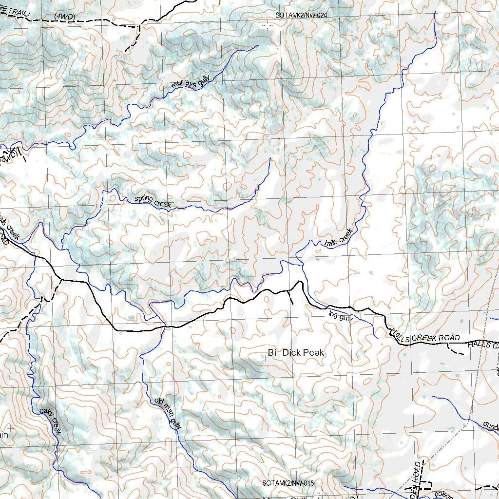 Getlost Map 9136 BENDEMEER NSW Topographic Map V15 1:75,000 by Getlost ...