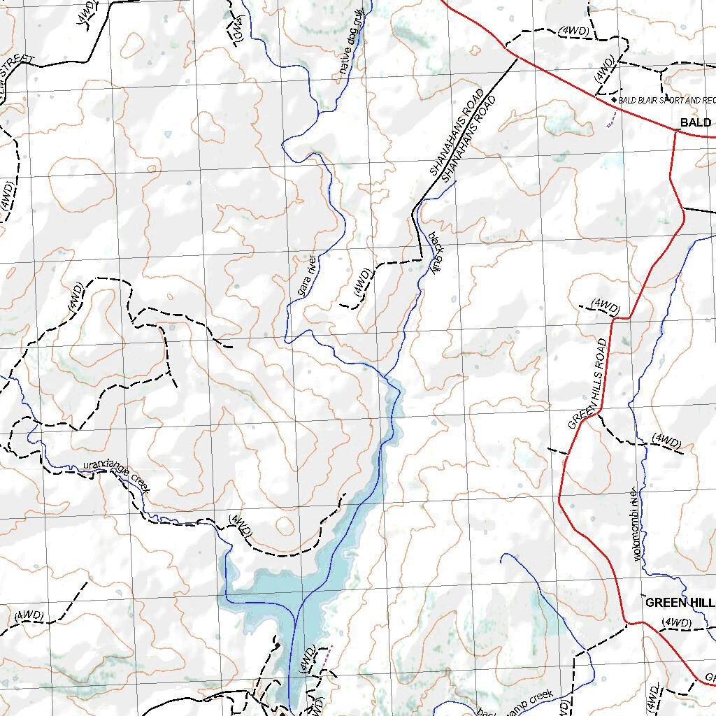 Getlost Map 9237 GUYRA NSW Topographic Map V15 1:75,000 by Getlost Maps ...