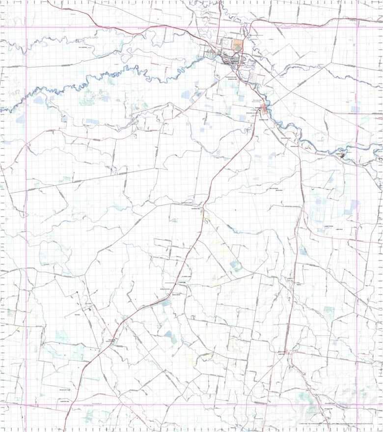 Getlost Map 8940 GOONDIWINDI NSW Topographic Map V15 1:75,000 by ...