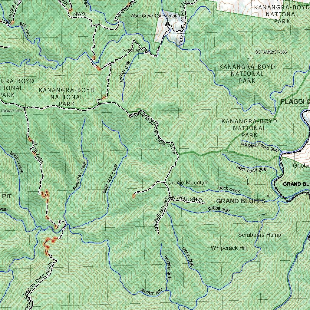 Getlost Map 8930 KATOOMBA NSW Topographic Map V15 1:75,000 by Getlost ...