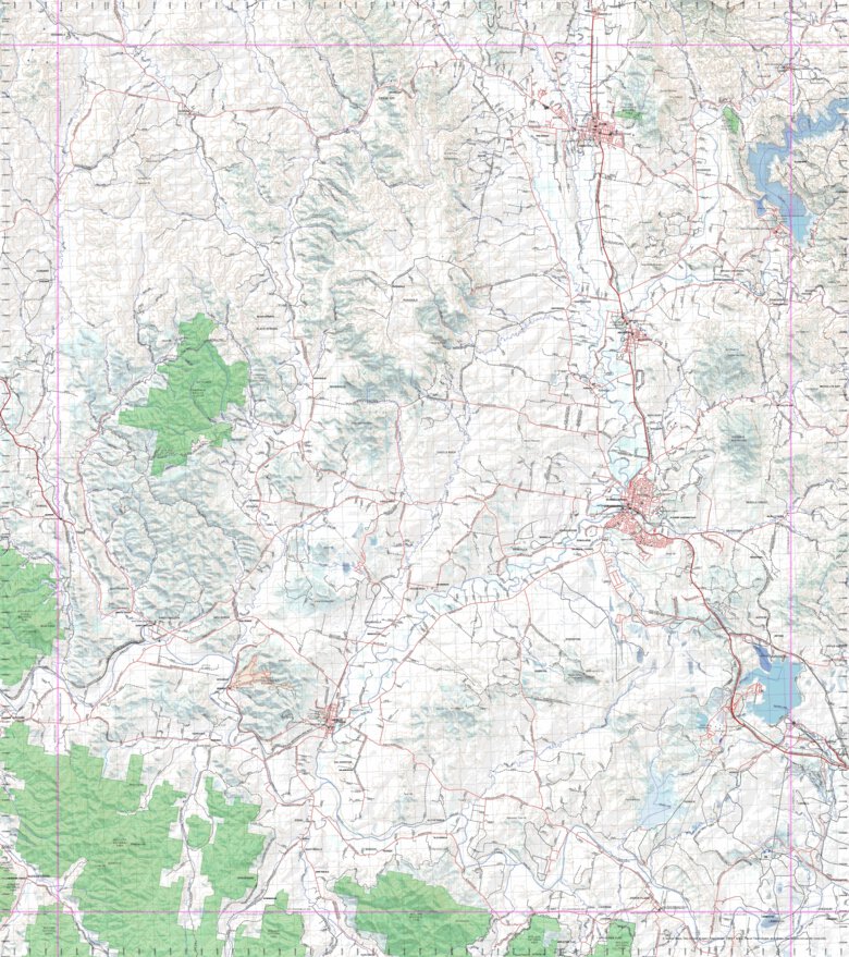 Getlost Map 9033 MUSWELLBROOK NSW Topographic Map V15 1:75,000 by ...