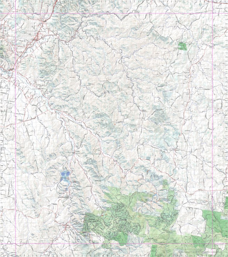 Getlost Map 9135 NUNDLE NSW Topographic Map V15 1:75,000 by Getlost ...