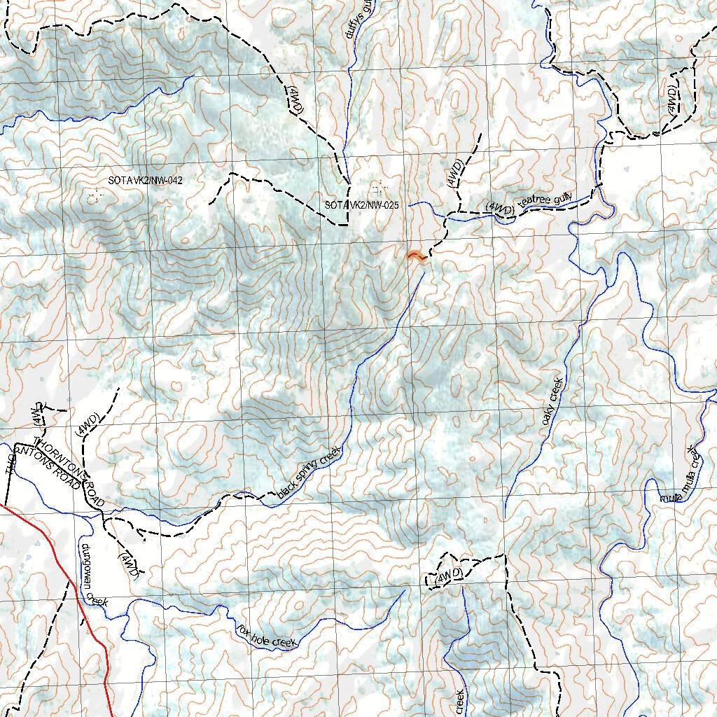 Getlost Map 9135 NUNDLE NSW Topographic Map V15 1:75,000 by Getlost ...