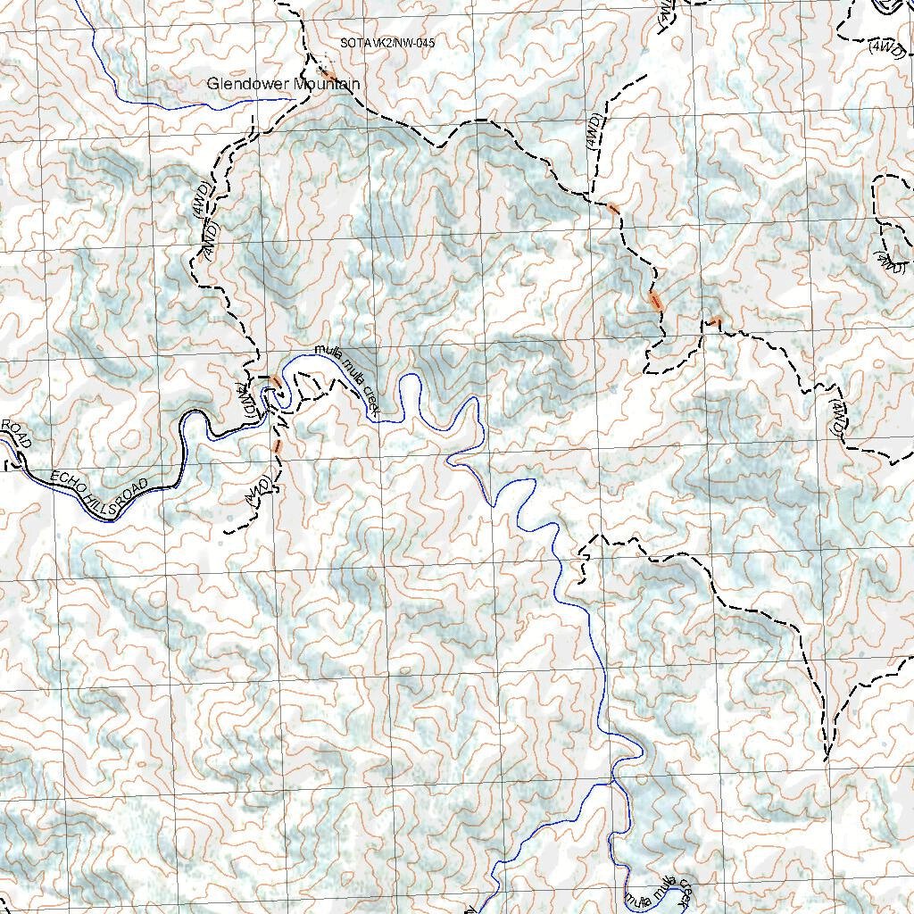Getlost Map 9135 NUNDLE NSW Topographic Map V15 1:75,000 by Getlost ...