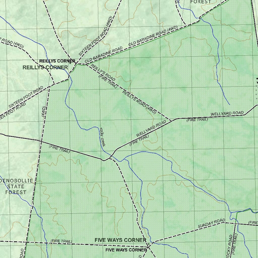 Getlost Map 8736 BARADINE NSW Topographic Map V15 1:75,000 by Getlost ...