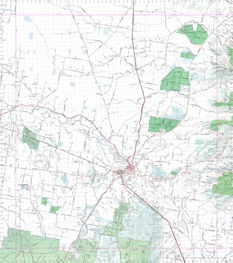 Getlost Map 8837 NARRABRI NSW Topographic Map V15 1:75,000 by Getlost ...