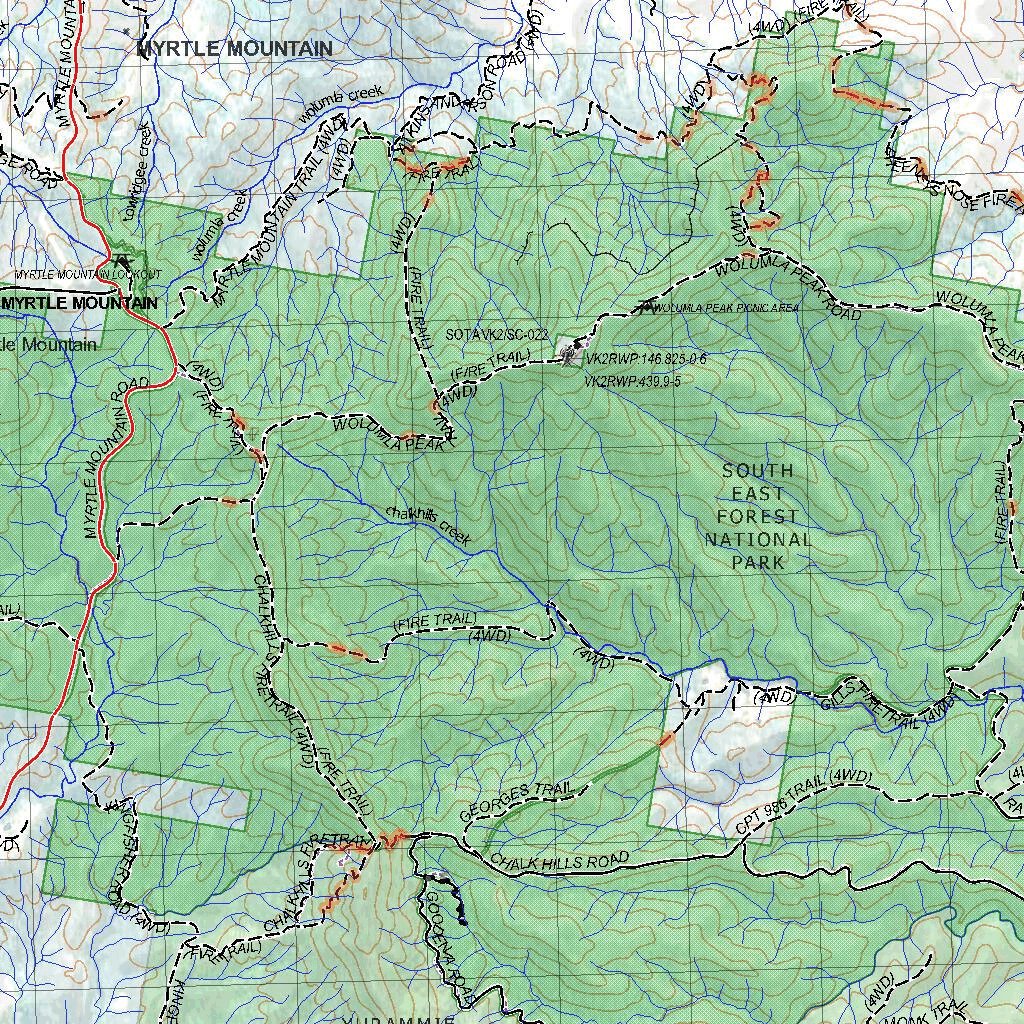 Getlost Map 8824 BEGA NSW Topographic Map V15 1:75,000 by Getlost Maps ...