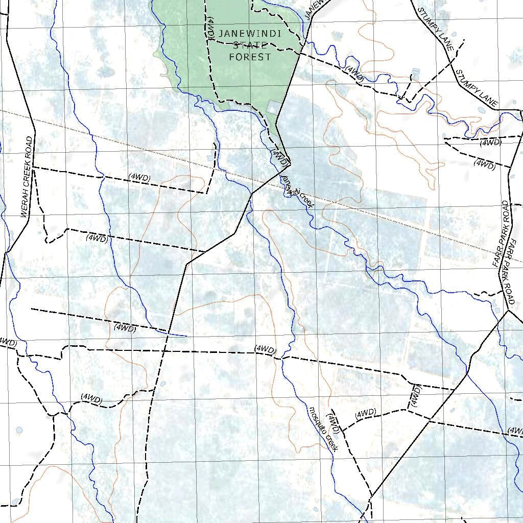 Getlost Map 8737 WEE WAA NSW Topographic Map V15 1:75,000 by Getlost ...