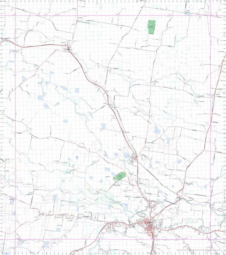 Getlost Map 8839 MOREE NSW Topographic Map V15 1:75,000 by Getlost Maps ...