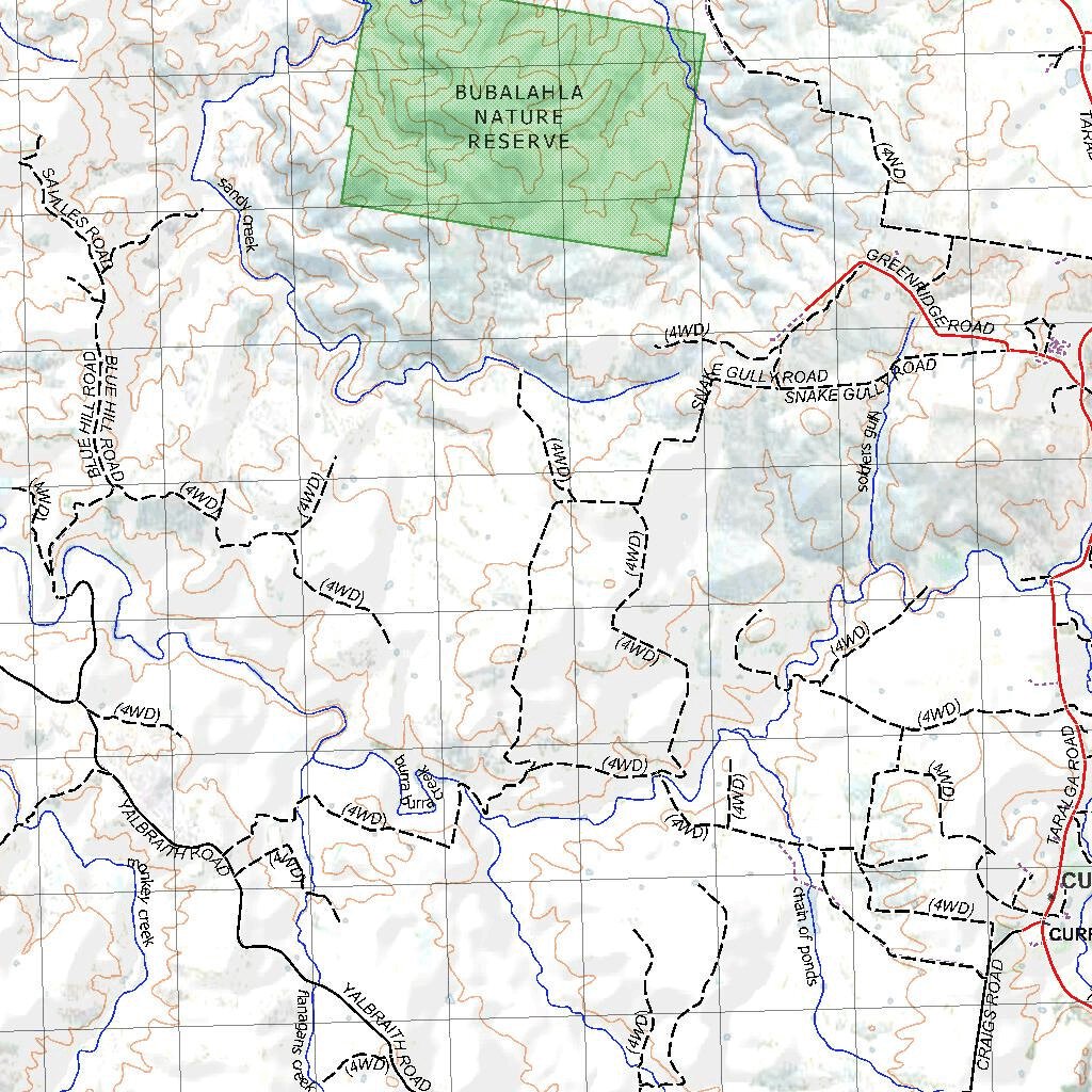 Getlost Map 8829 TARALGA NSW Topographic Map V15 1:75,000 by Getlost ...