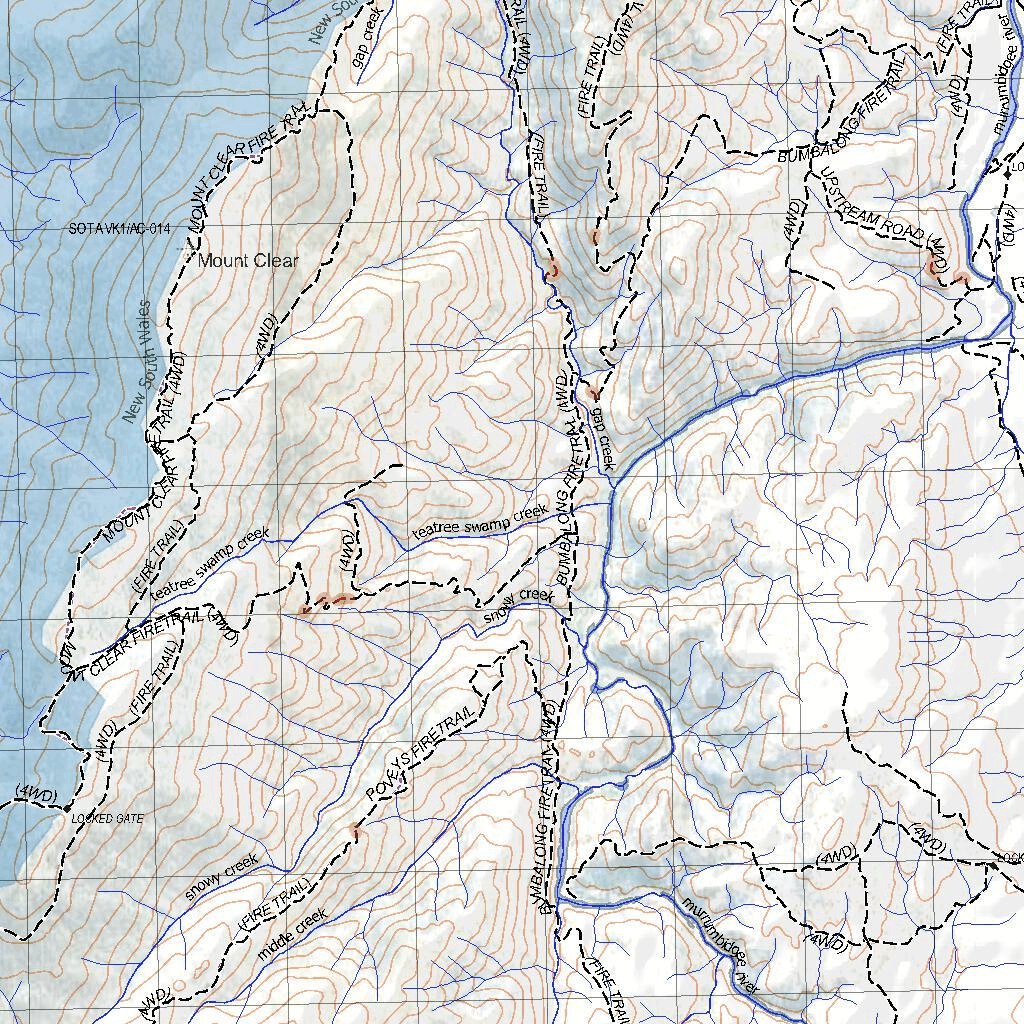 Getlost Map 8726 MICHELAGO NSW Topographic Map V15 1:75,000 by Getlost ...
