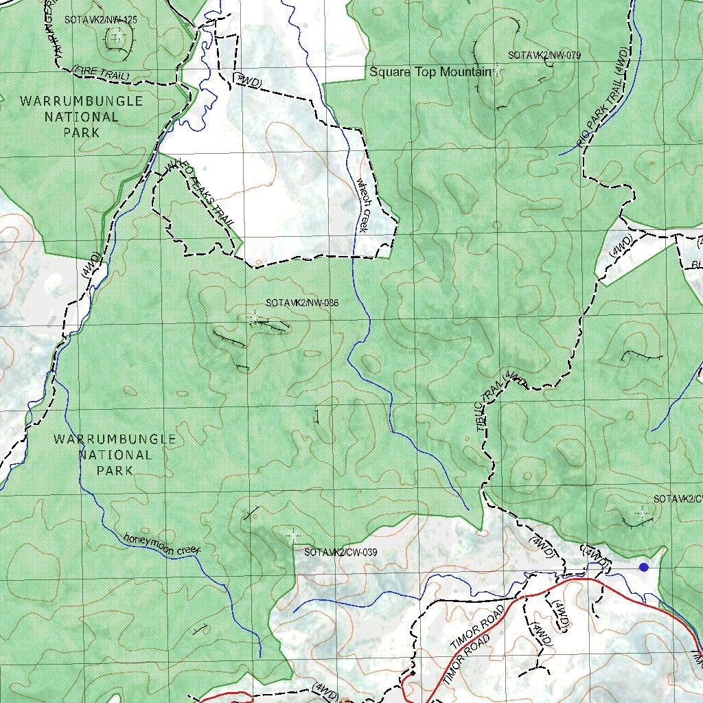 Getlost Map 8735 COONABARABRAN NSW Topographic Map V15 1:75,000 by ...