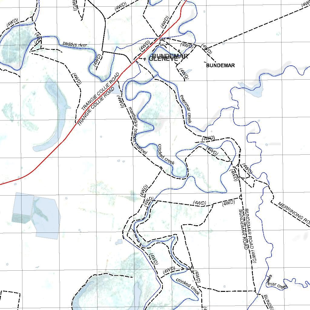 Getlost Map 8534 BUNDEMAR NSW Topographic Map V15 1:75,000 by Getlost ...