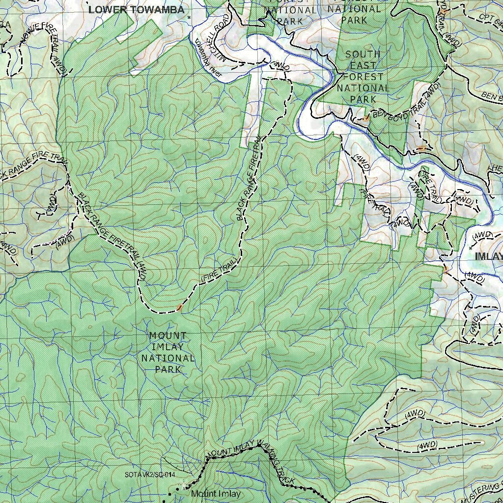 Getlost Map 8823 EDEN NSW Topographic Map V15 1:75,000 by Getlost Maps ...