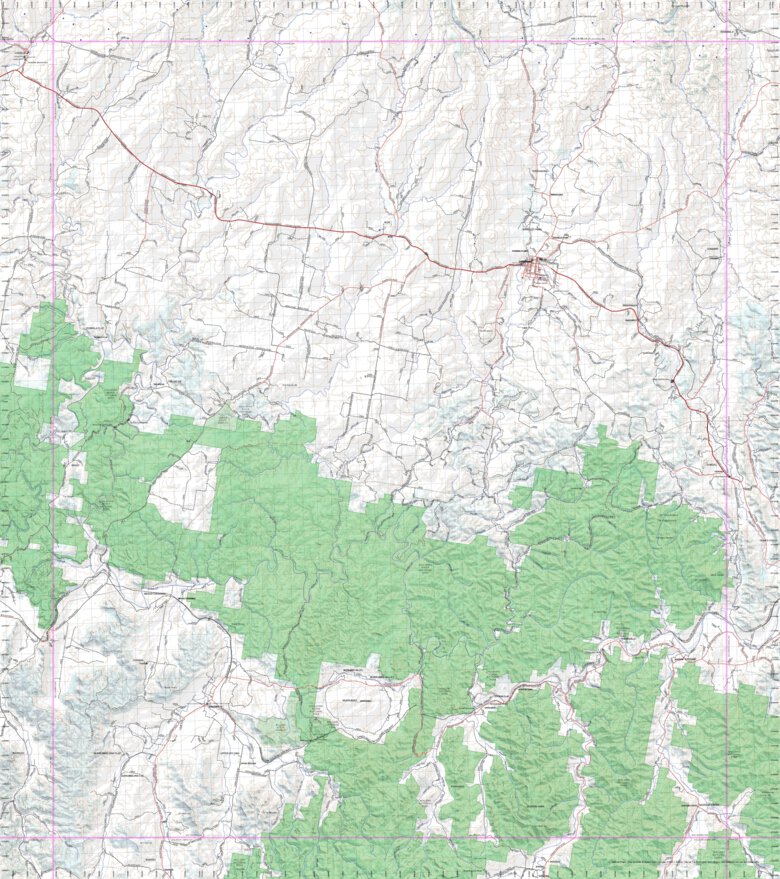 Getlost Map 8933 MERRIWA NSW Topographic Map V15 1:75,000 by Getlost ...