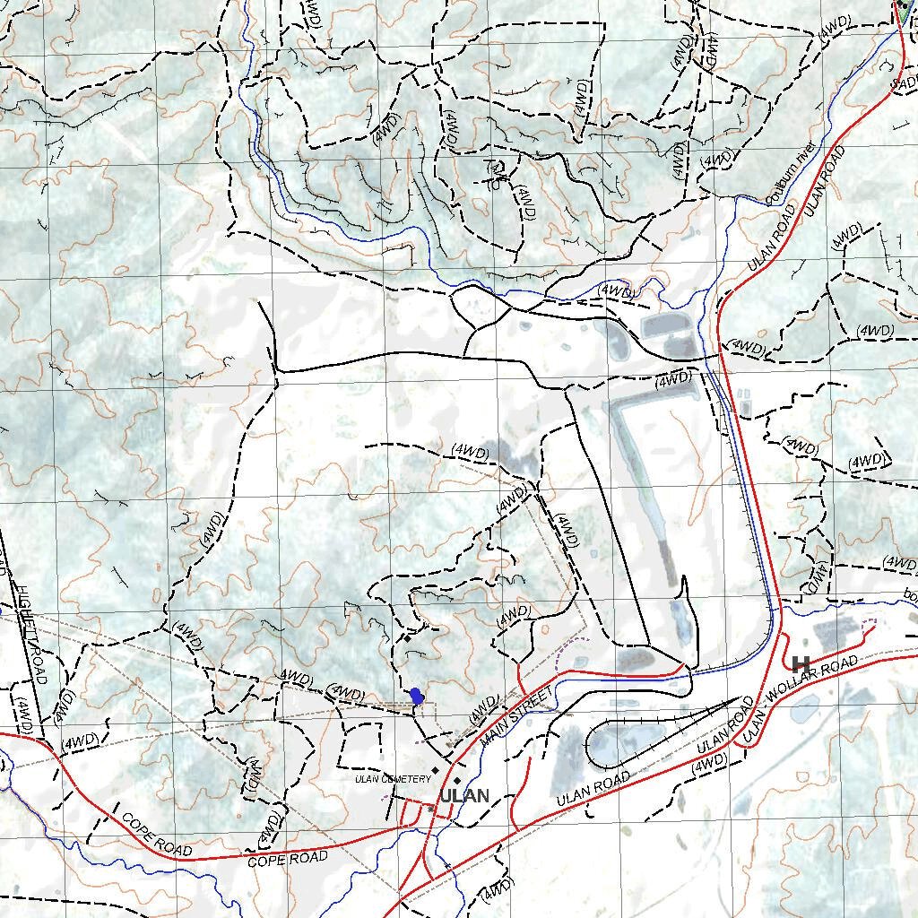 Getlost Map 8833 GULGONG NSW Topographic Map V15 1:75,000 by Getlost ...