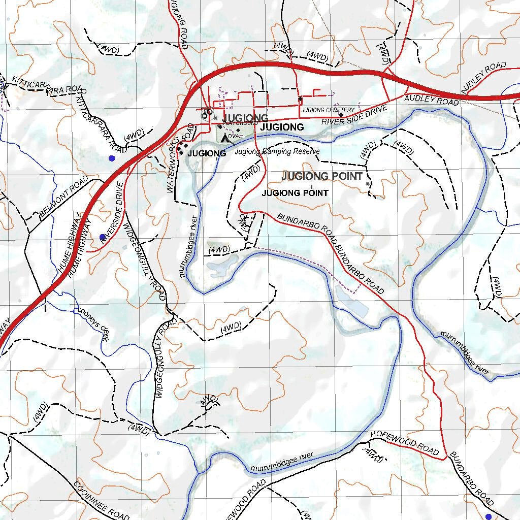 Getlost Map 8528 COOTAMUNDRA NSW Topographic Map V15 1:75,000 by ...