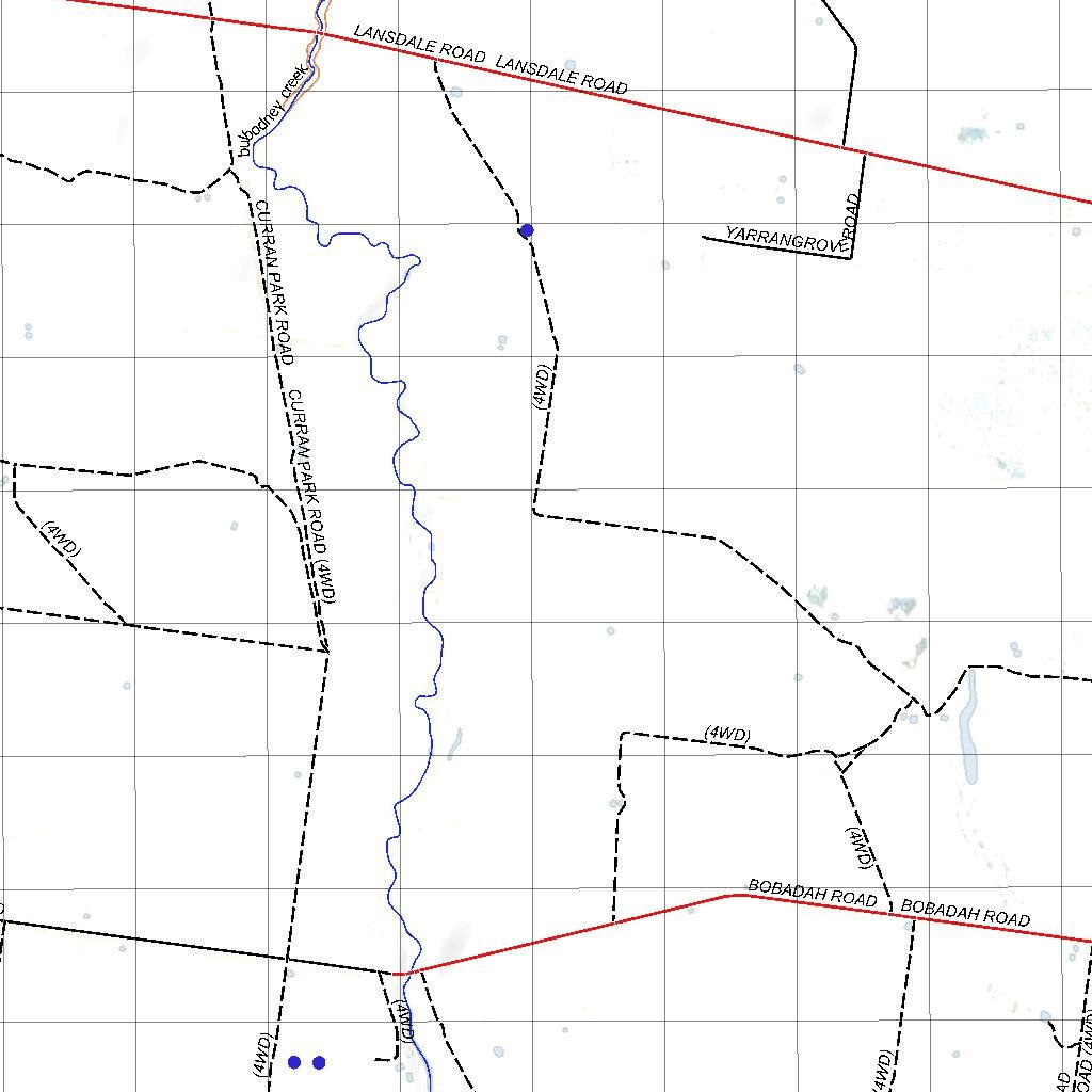 Getlost Map 8333 TOTTENHAM NSW Topographic Map V15 1:75,000 by Getlost ...