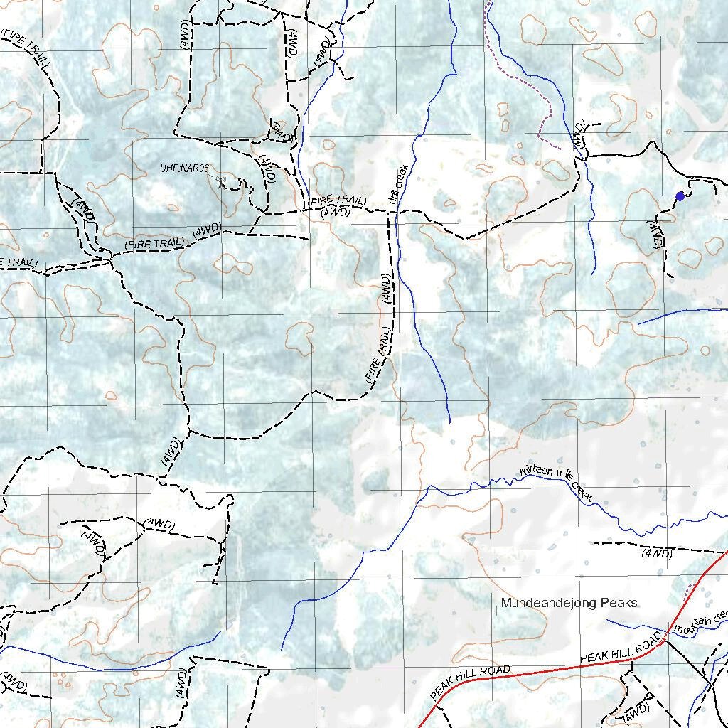 Getlost Map 8533 NARROMINE NSW Topographic Map V15 1:75,000 by Getlost ...