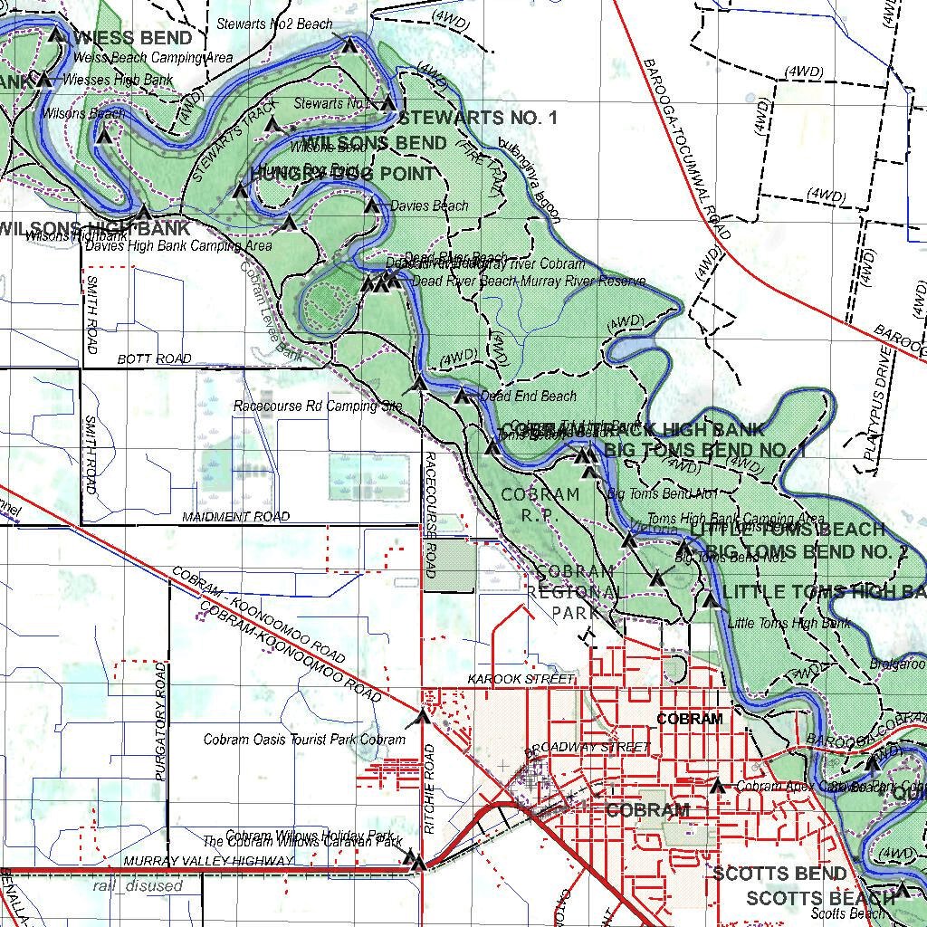 Getlost Map 8026 BERRIGAN NSW Topographic Map V15 1:75,000 by Getlost ...