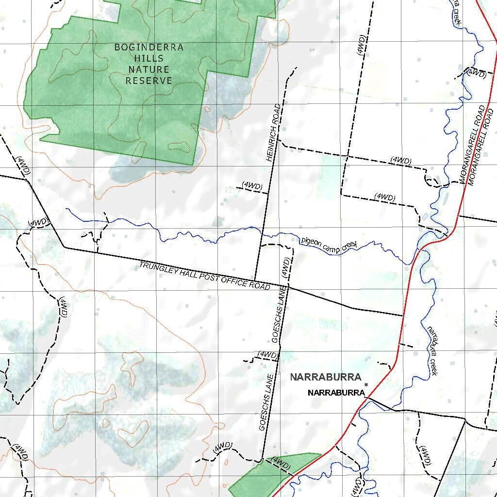 Getlost Map 8429 TEMORA NSW Topographic Map V15 1:75,000 by Getlost ...