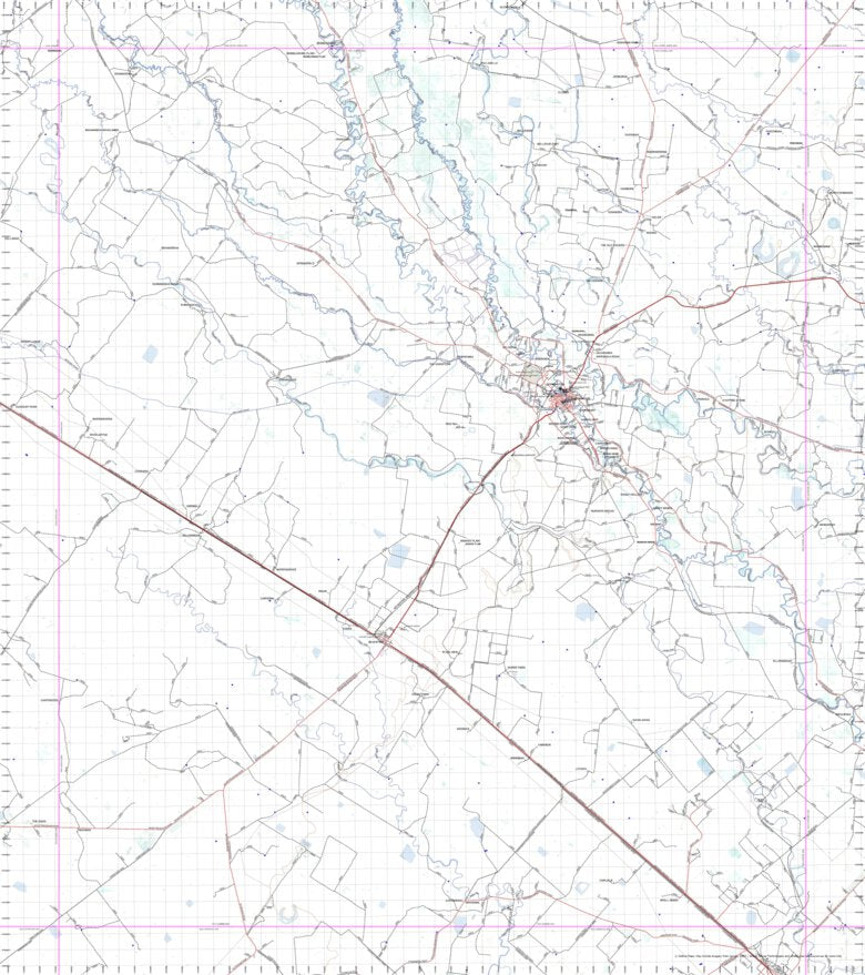 Getlost Map 8434 WARREN NSW Topographic Map V15 1:75,000 by Getlost ...