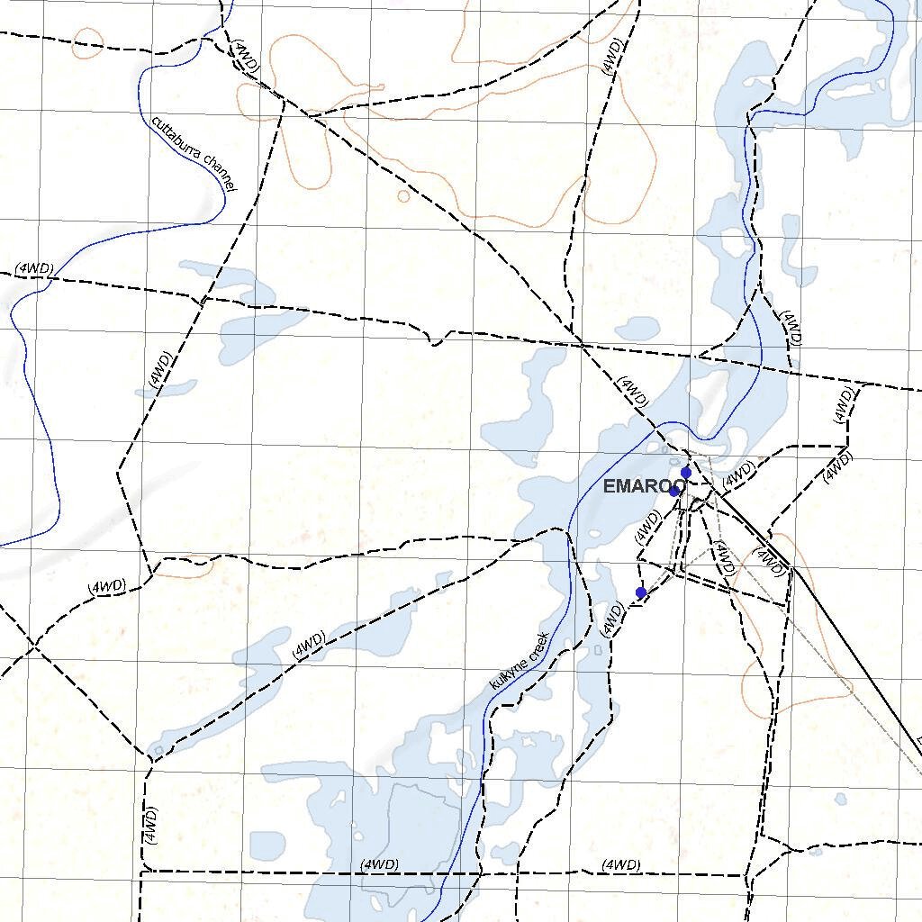 Getlost Map 7737 KANGO NSW Topographic Map V15 1:75,000 by Getlost Maps ...