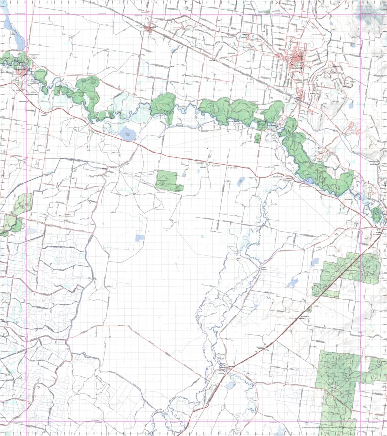 Getlost Map 8128 YANCO NSW Topographic Map V15 1:75,000 by Getlost Maps ...