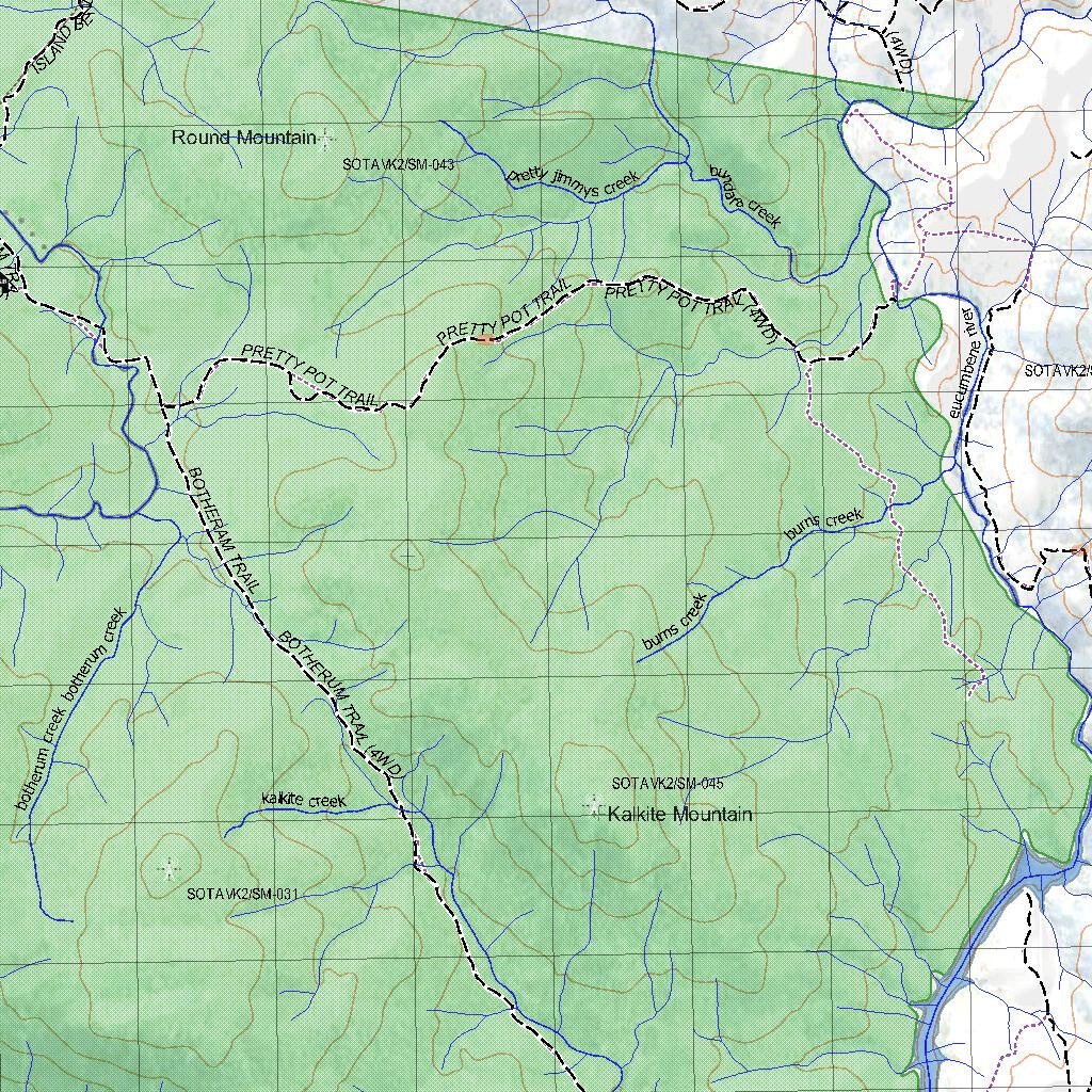 Getlost Map 8625 BERRIDALE NSW Topographic Map V15 1:75,000 by Getlost ...