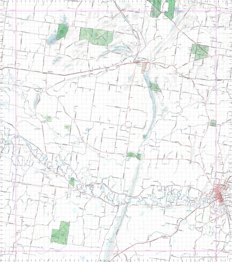 Getlost Map 8431 BOGAN GATE NSW Topographic Map V15 1:75,000 by Getlost ...