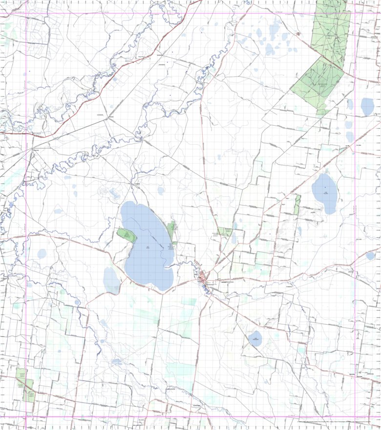 Getlost Map 8127 URANA NSW Topographic Map V15 1:75,000 by Getlost Maps ...