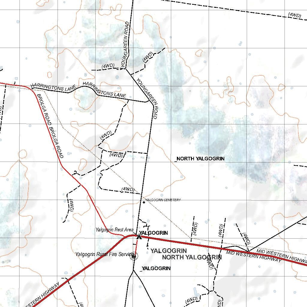 Getlost Map 8230 UNGARIE NSW Topographic Map V15 1:75,000 by Getlost ...