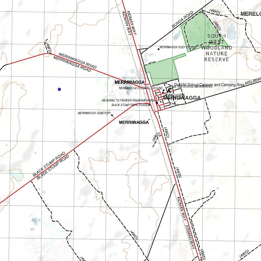 Getlost Map 8030 MERRIWAGGA NSW Topographic Map V15 1:75,000 by Getlost ...
