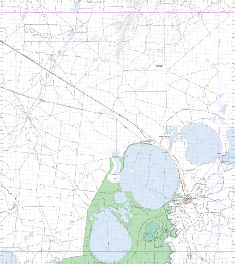 Getlost Map 7333 MENINDEE NSW Topographic Map V15 1:75,000 by Getlost ...