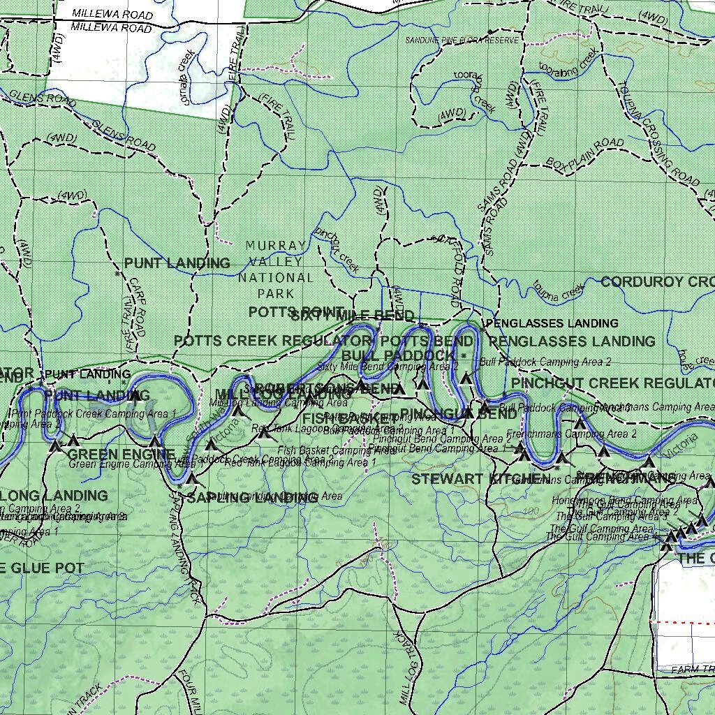 Getlost Map 7926 TUPPAL NSW Topographic Map V15 1:75,000 by Getlost ...