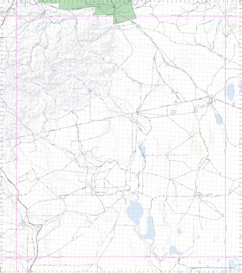 Getlost Map 7338 YANTARA NSW Topographic Map V15 1:75,000 by Getlost ...