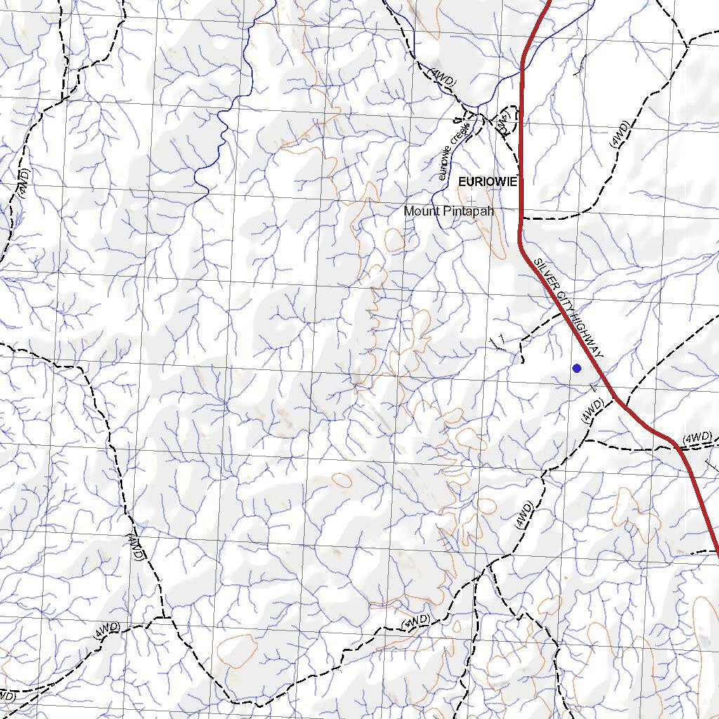 Getlost Map 7235 FOWLERS GAP NSW Topographic Map V15 1:75,000 by ...
