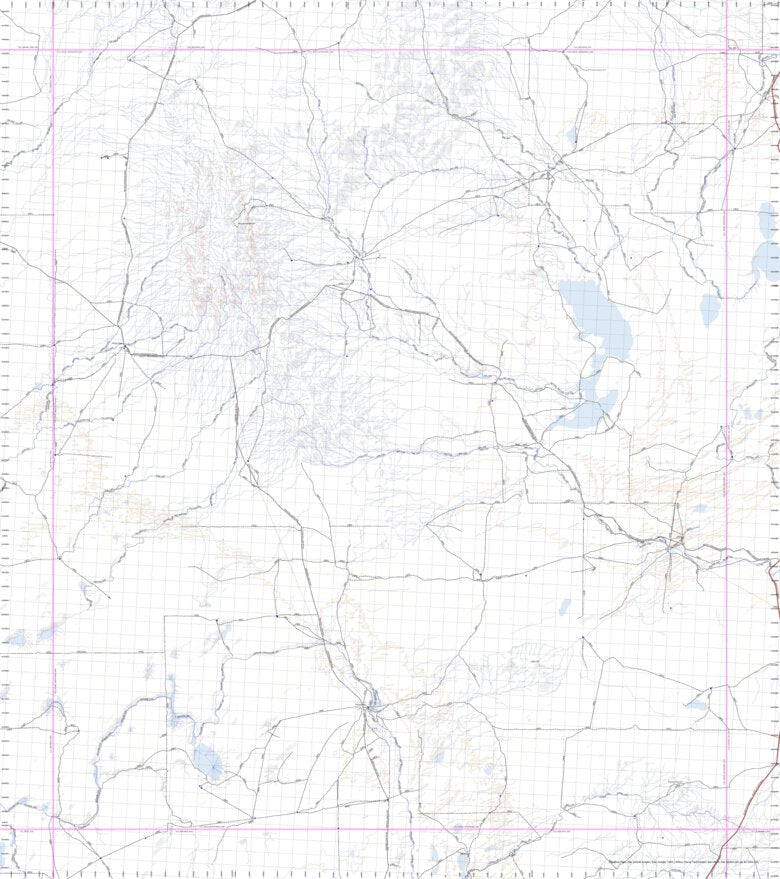 Getlost Map 7237 MOUNT ARROWSMITH NSW Topographic Map V15 1:75,000 by ...