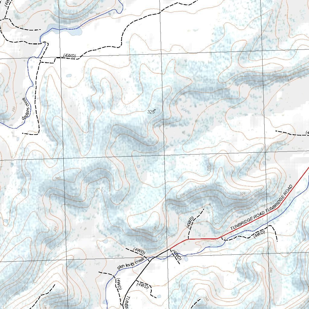 Getlost Map 8933-1S Merriwa NSW Topographic Map V15 1:25,000 by Getlost ...
